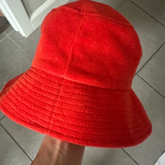 Lack Of Color | Accessories | Lack Of Color Bold Red Terry Bucket Hat S ...